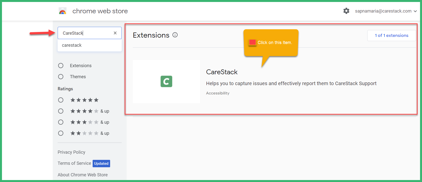 Access and Use the CareStack Chrome Plugin – CareStack: User Resource Center