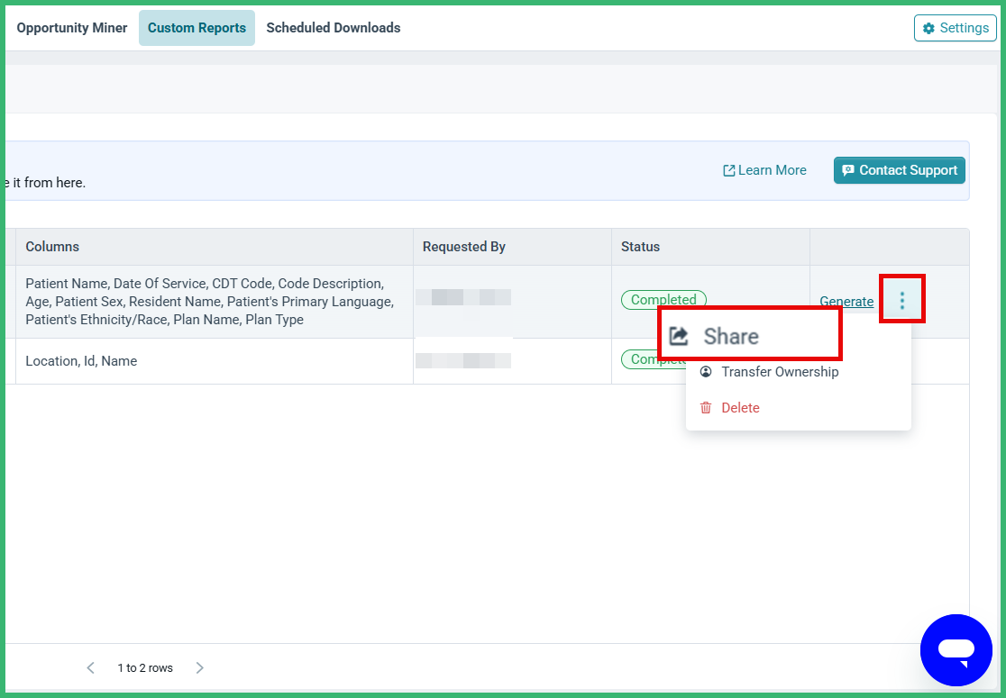 Creating a Custom Report in CareStack – CareStack: User Resource Center