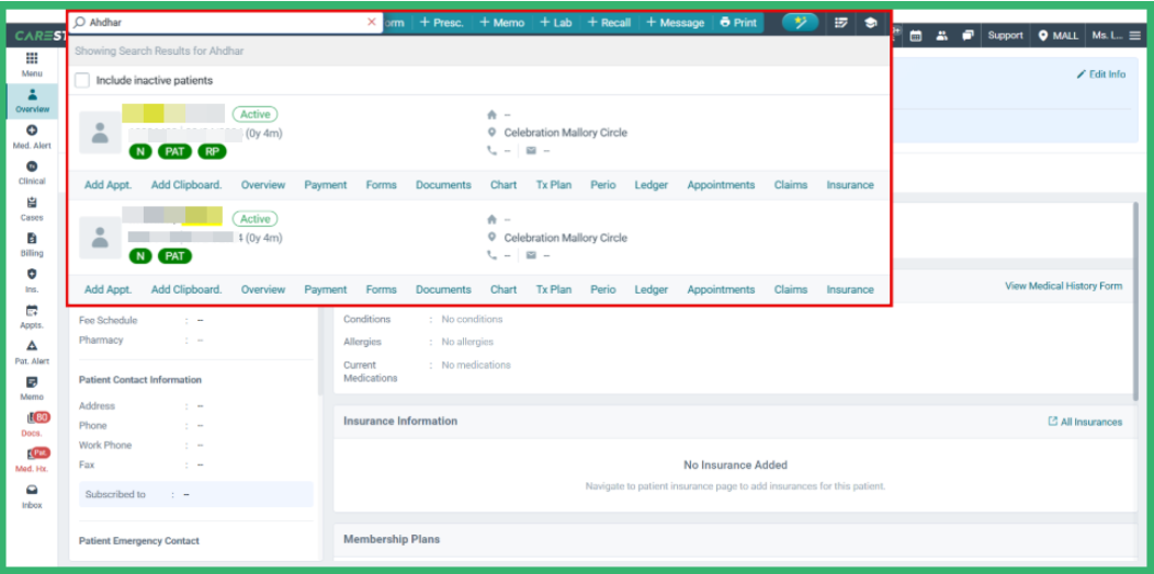 Mark as Duplicate and Link to Original Patient Profile – CareStack ...