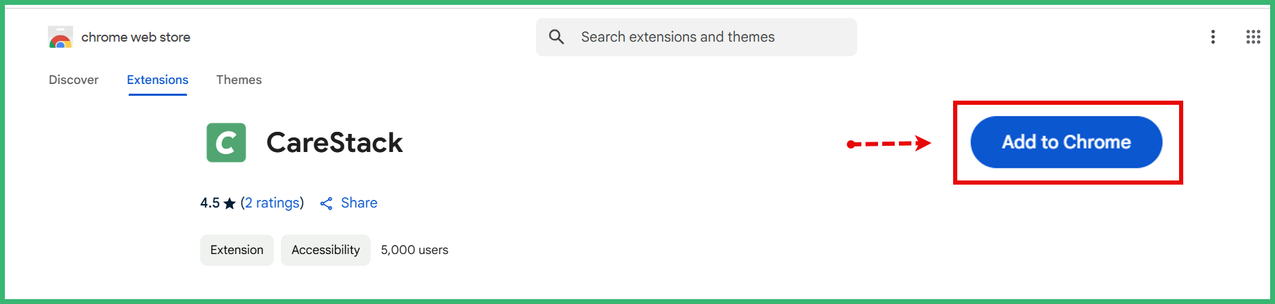 Access and Use the CareStack Chrome Plugin – CareStack: User Resource ...