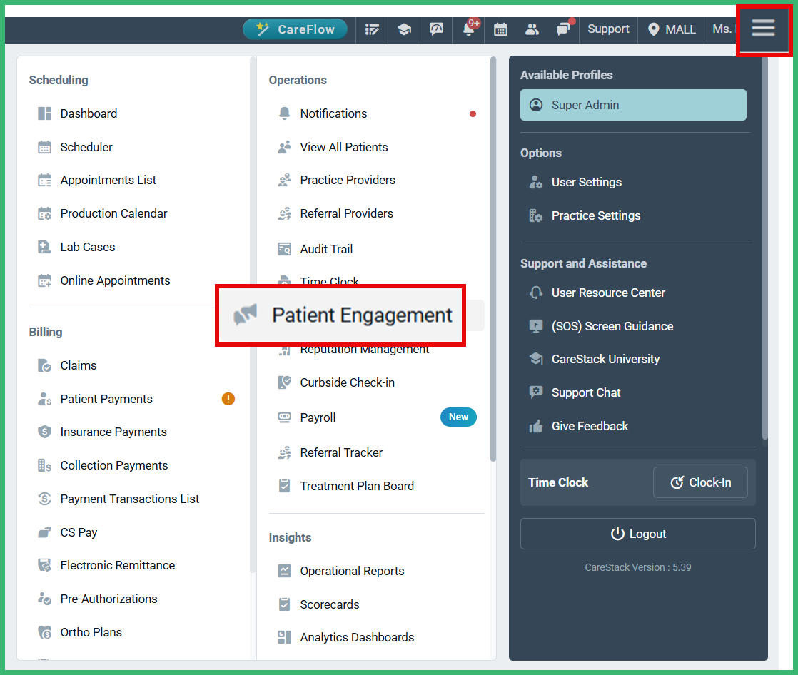 Set up Recall Drip Campaigns – CareStack: User Resource Center