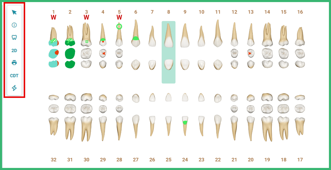 A Guide to the Odontogram – CareStack: User Resource Center