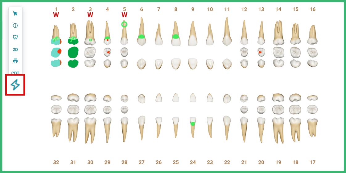 A Guide to the Odontogram – CareStack: User Resource Center