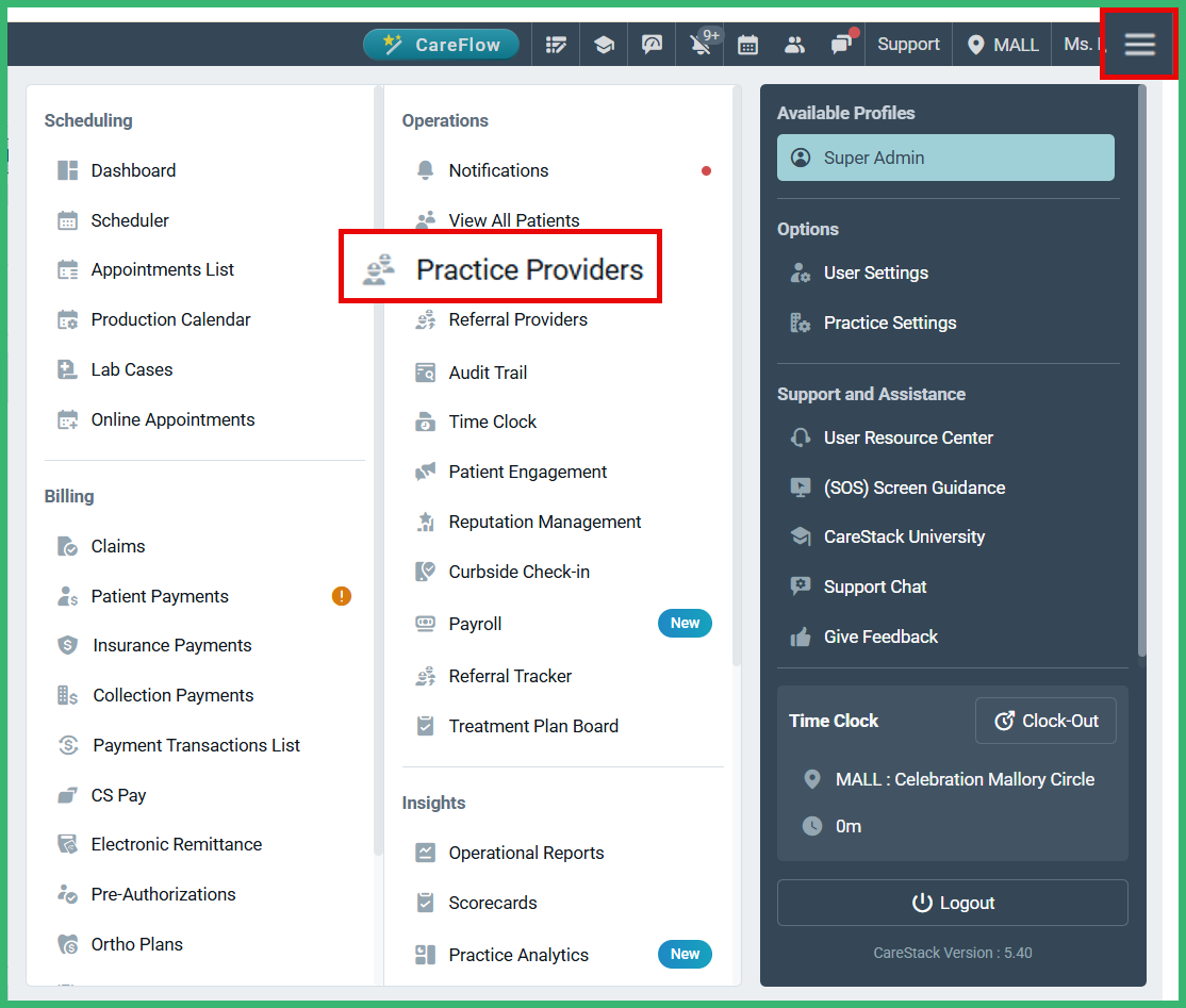 An Overview of the Perio Chart – CareStack: User Resource Center