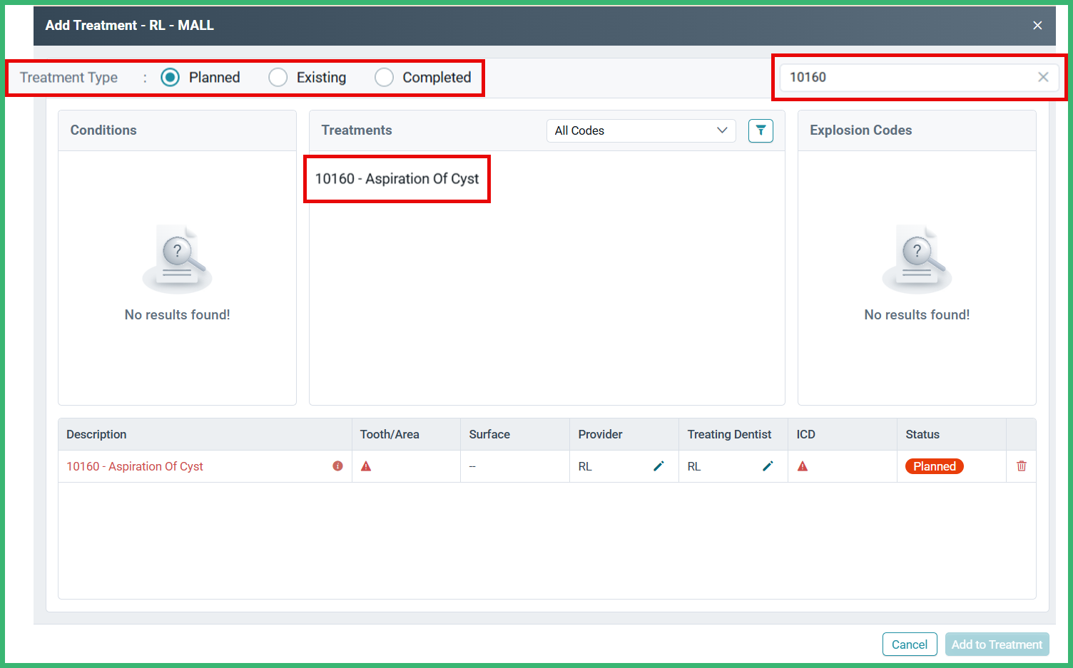 Explore How to Add Treatment Code or Change Code Status – CareStack ...