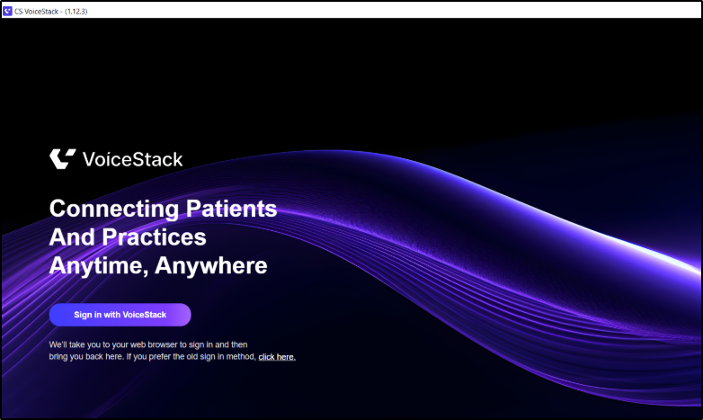 VoiceStack Agent App: Login and Log out – CareStack: User Resource Center