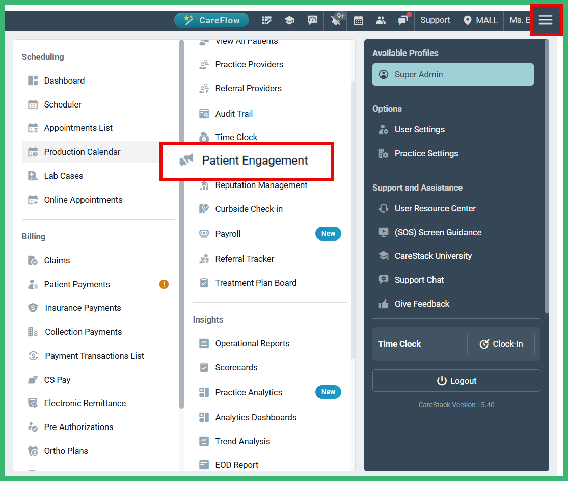 SMS Format for Appointment Campaigns – CareStack: User Resource Center