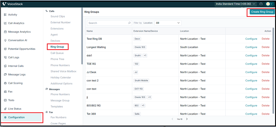 VoiceStack Admin App: Longest Waiting Time – CareStack: User Resource Center