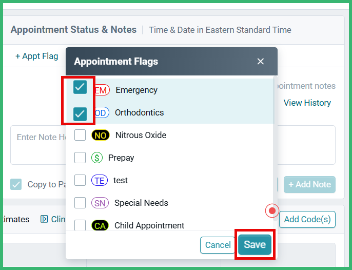 Create and Assign Appointment Flags – CareStack: User Resource Center