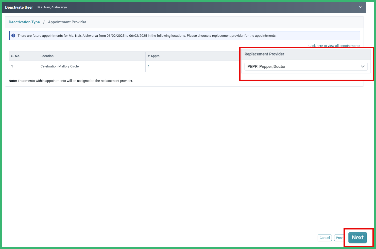 Deactivate a User or Provider – CareStack: User Resource Center