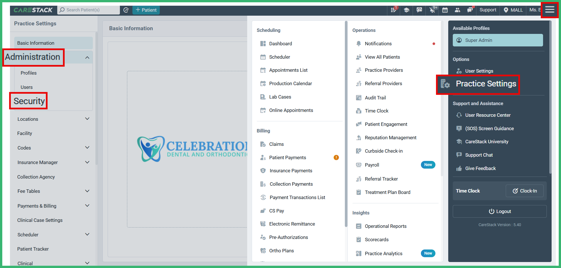 Set up Periodic Password Reset – CareStack: User Resource Center