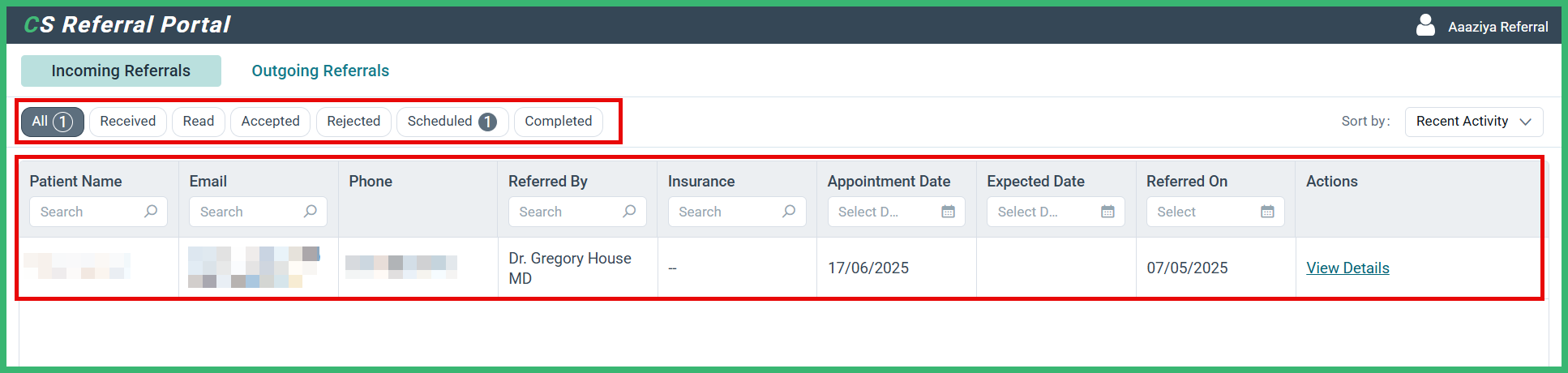 Manage Referral Portal – CareStack: User Resource Center