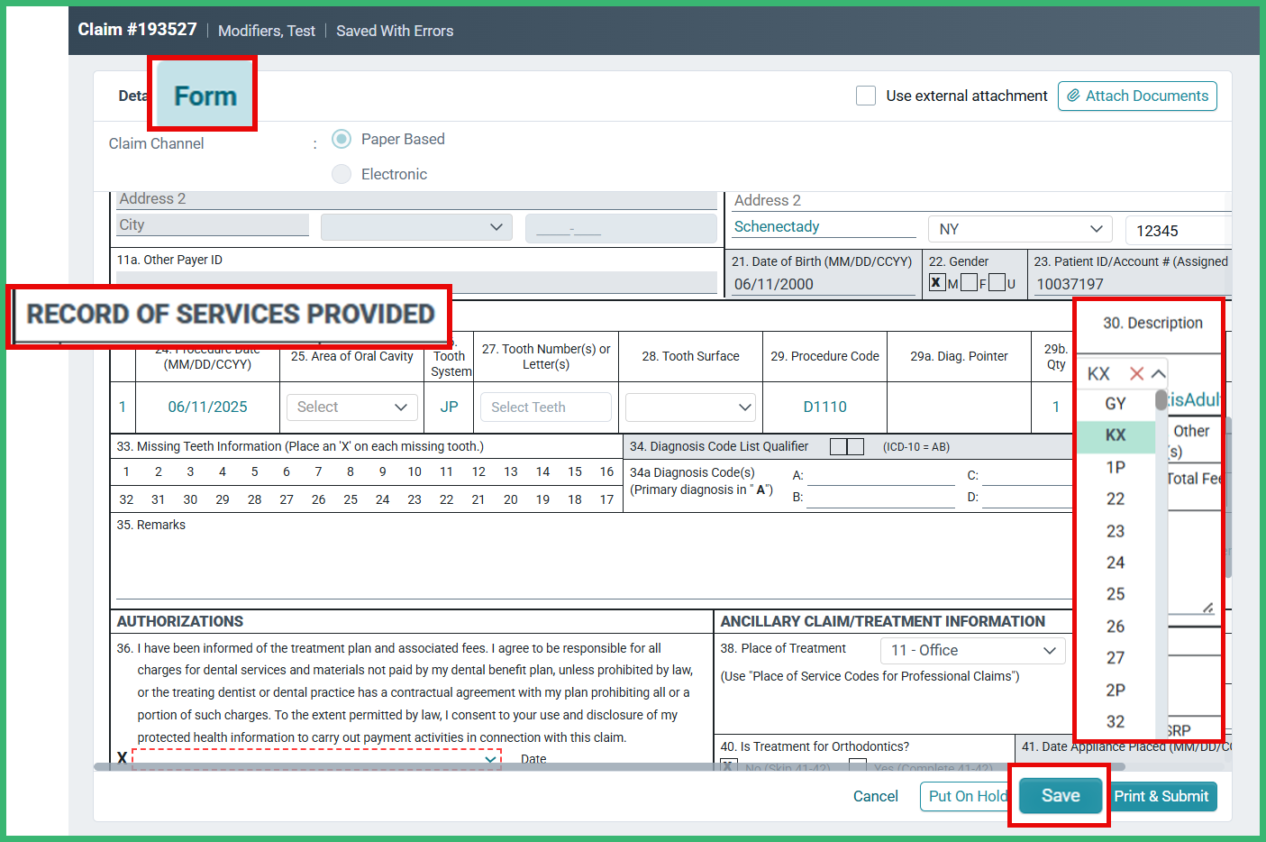 Managing Modifiers – CareStack: User Resource Center