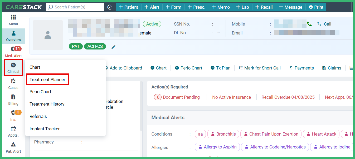 Managing Modifiers – CareStack: User Resource Center