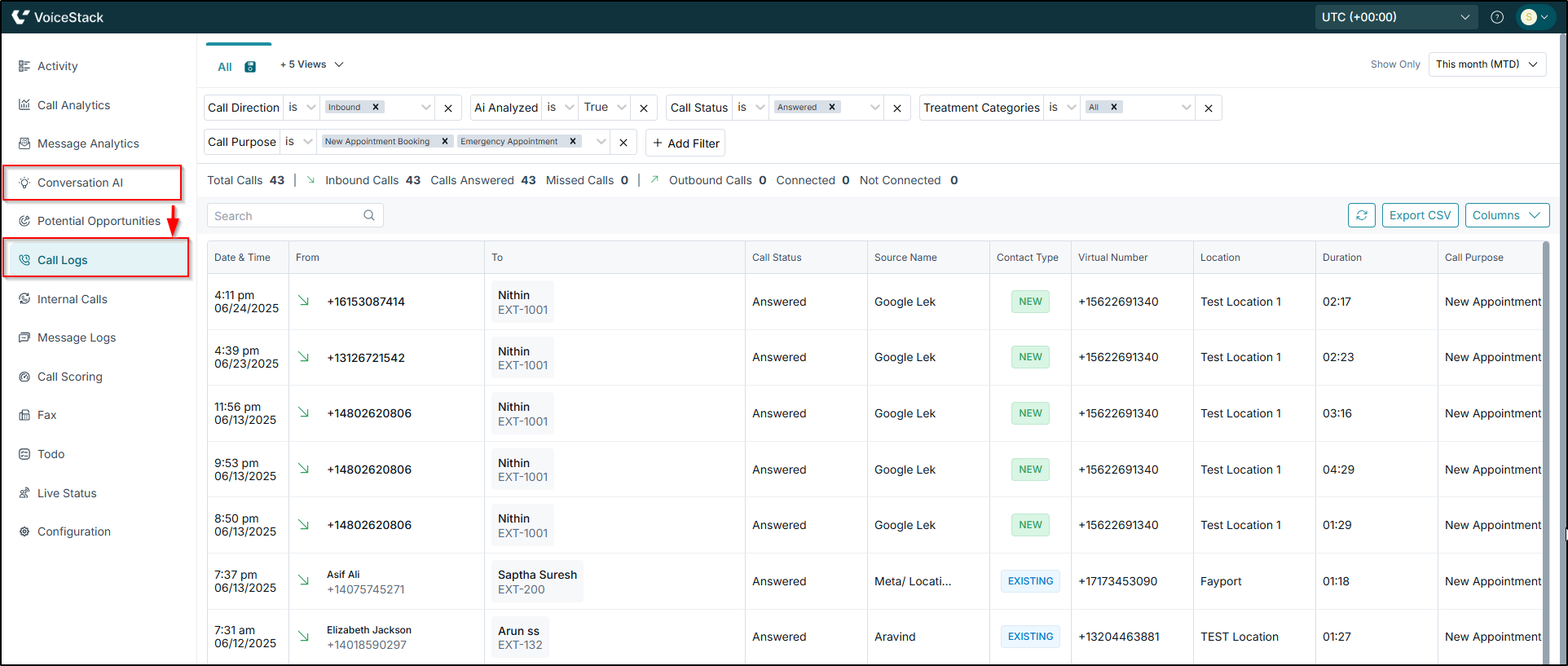 VoiceStack Admin App: Conversation AI – CareStack: User Resource Center