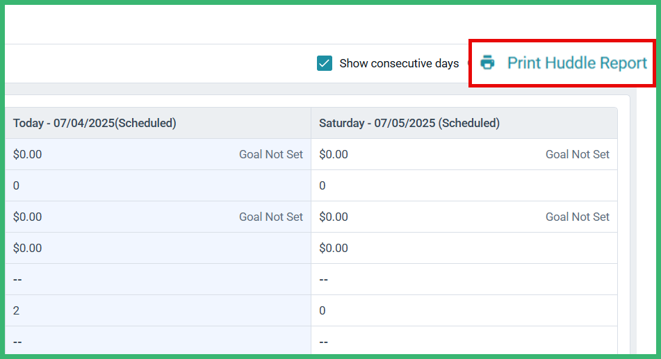 Explore the Huddle Feature – CareStack: User Resource Center