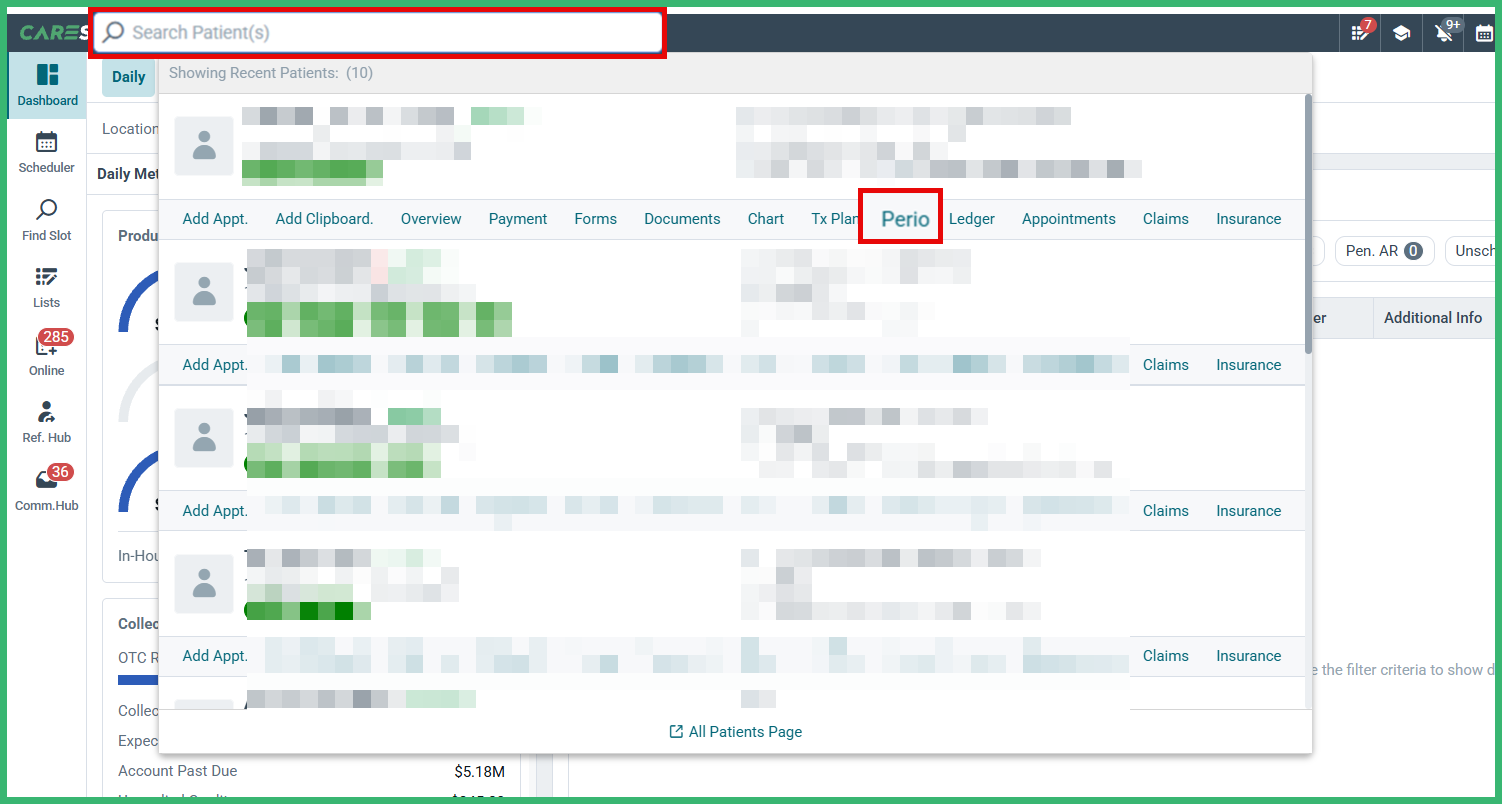 Add Plaque and Bleeding to the Perio Chart – CareStack: User Resource ...