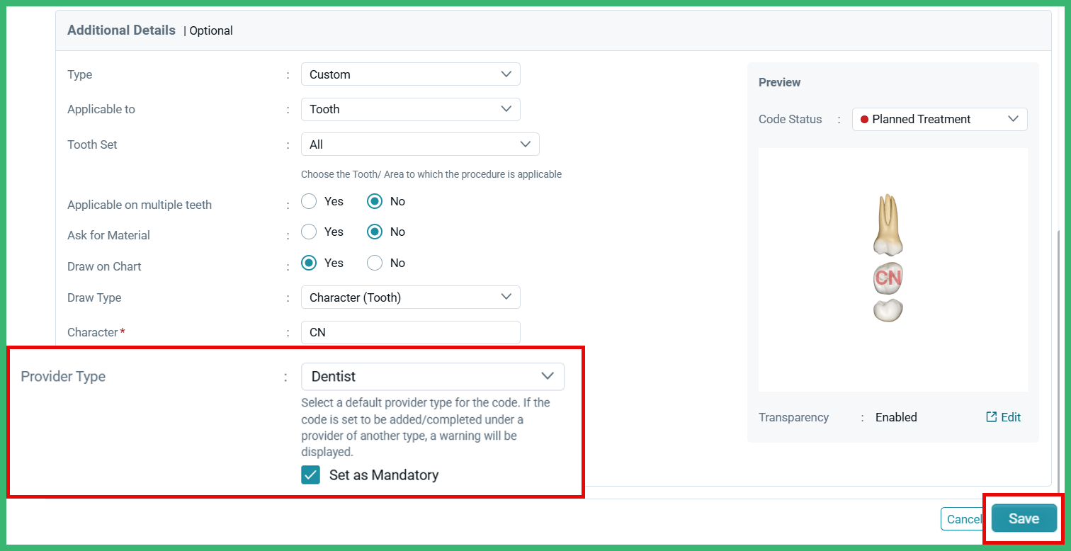 Add, View, and Edit Procedure Codes – CareStack: User Resource Center
