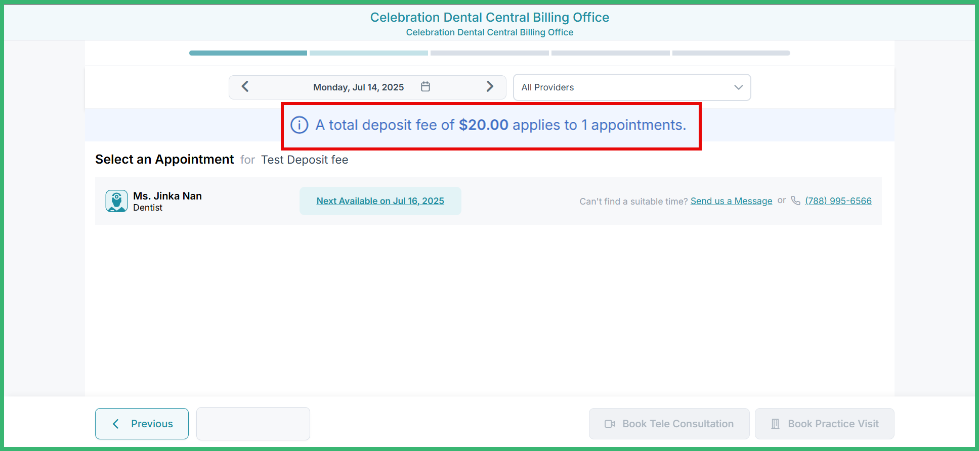 Manage Online Appointment Portal – CareStack: User Resource Center