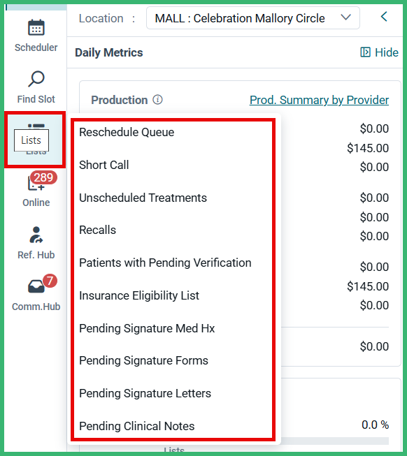 Leverage the Patient Snapshot Features – CareStack: User Resource Center