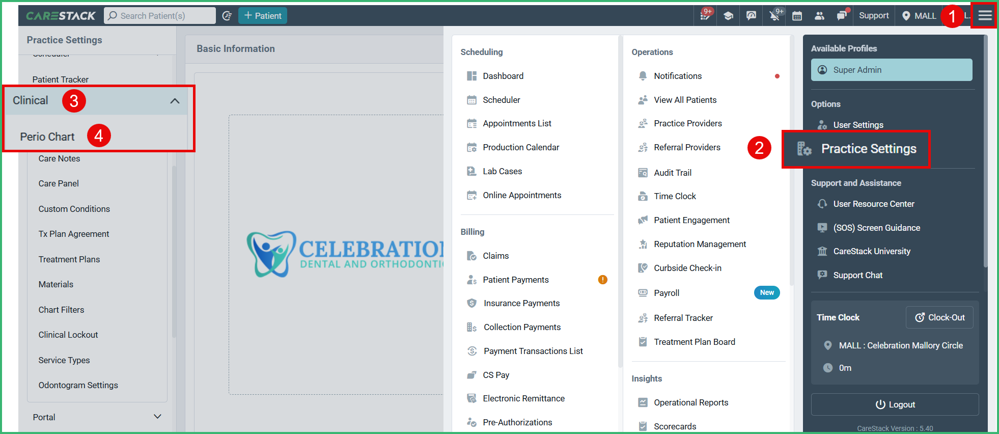 An Overview of the Perio Chart – CareStack: User Resource Center