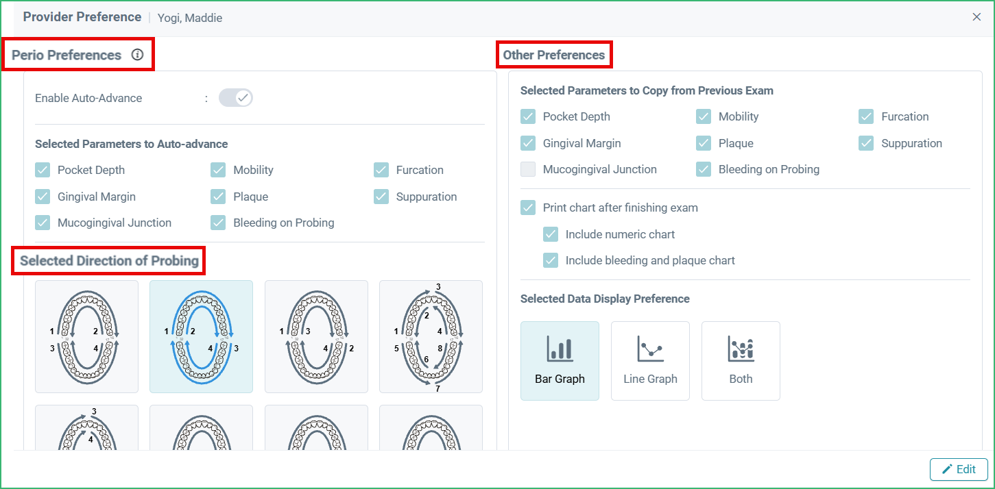 An Overview of the Perio Chart – CareStack: User Resource Center