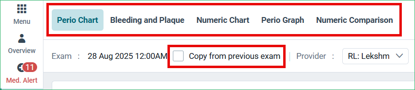 An Overview of the Perio Chart – CareStack: User Resource Center