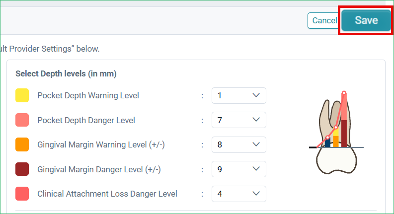An Overview of the Perio Chart – CareStack: User Resource Center