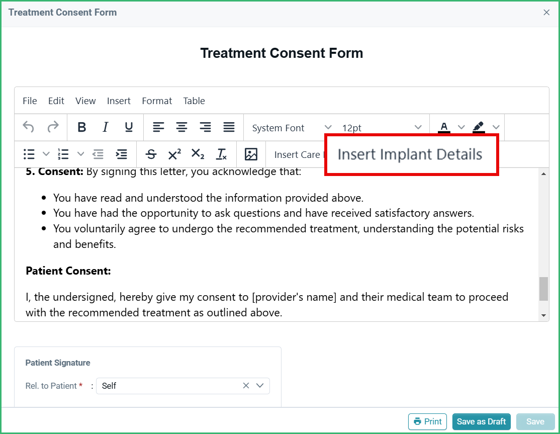 Set Up and Manage the Implant Tracker – CareStack: User Resource Center