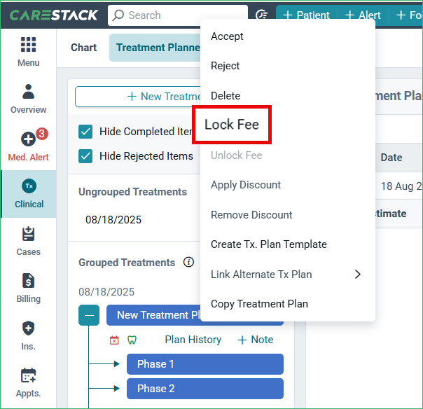 Create a Treatment Plan & Add Treatments – CareStack: User Resource Center