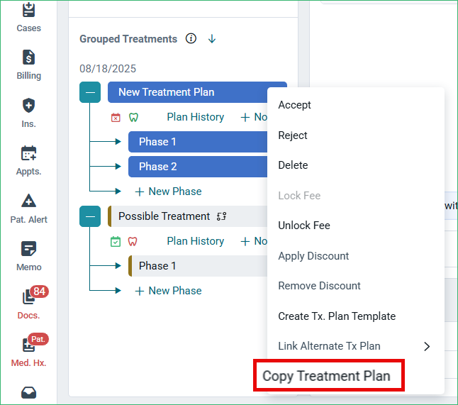 Create a Treatment Plan & Add Treatments – CareStack: User Resource Center