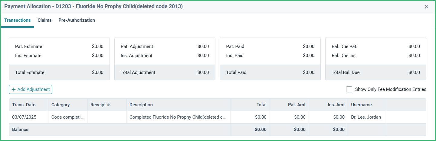 Ledger Transactions and Extended Features – CareStack: User Resource Center