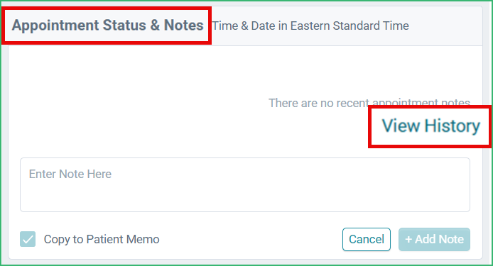 Action Items on the Appointment Slide-out – CareStack: User Resource Center
