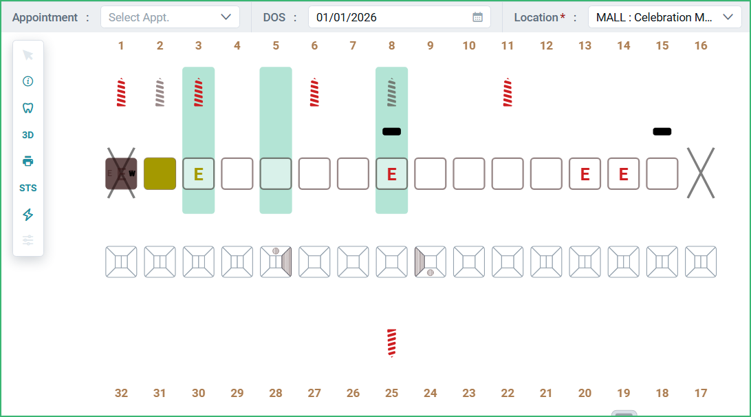 A Guide to the Odontogram – CareStack: User Resource Center
