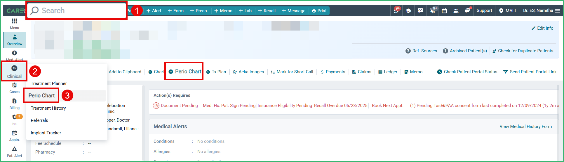 An Overview of the Perio Chart – CareStack: User Resource Center