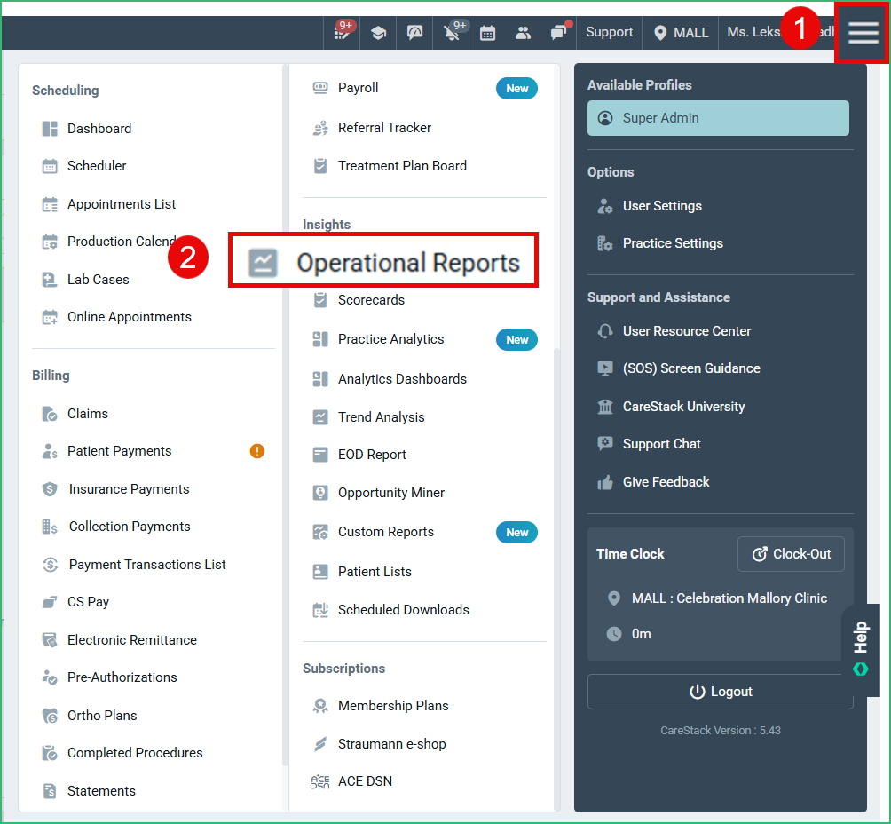 Generate Lab Case Report – CareStack: User Resource Center