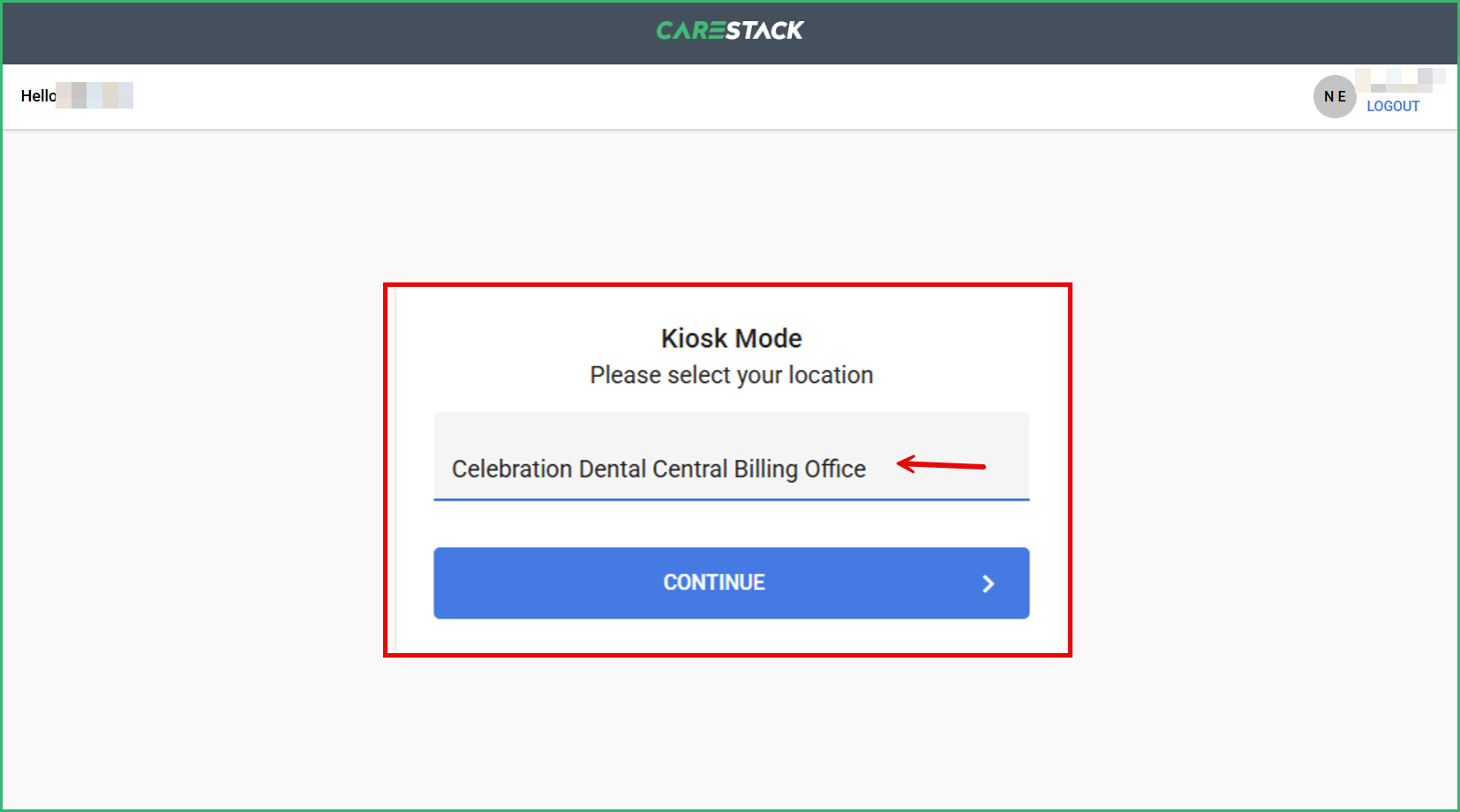 Set Up Kiosk Login using One Time Password (OTP) – CareStack: User ...