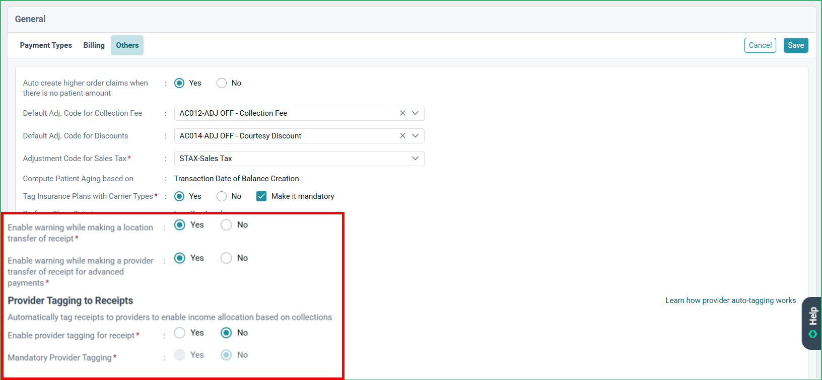 An Overview of Provider Tagging to Receipts – CareStack: User Resource ...